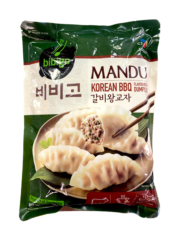 Bibigo MANDU Beef Dumplings with Korean BBQ Flavoured 必品閣韓式餃子牛肉( 燒烤味 ...
