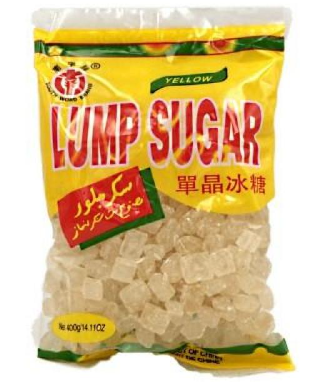 SWB Lump Sugar (Yellow) 新南牌單晶冰糖(黃色) 400g x 1 – Asia Superstore
