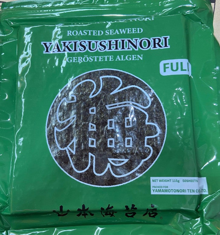 Yaki Nori 山本壽司紫菜 Full 115g (50shts) 115g x 1 – Asia Superstore